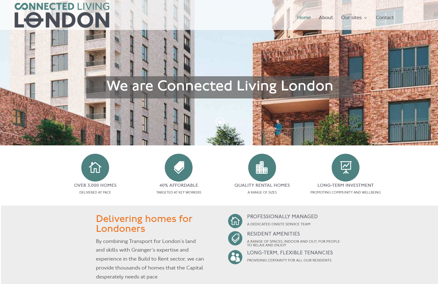 Connected Living London delivering homes for Londoners
